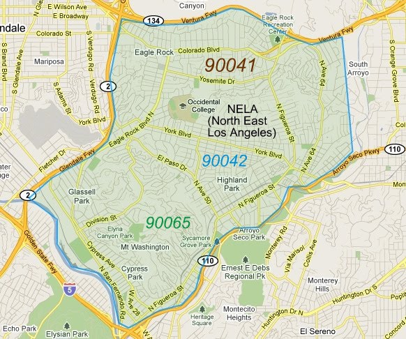 North Of Los Angeles Map - United States Map