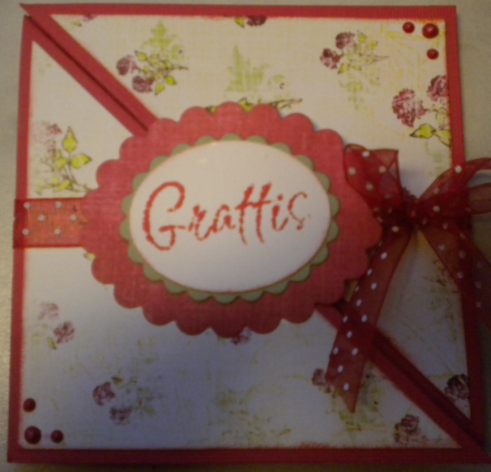 MiMa's Scrapbooking: Grattis kort