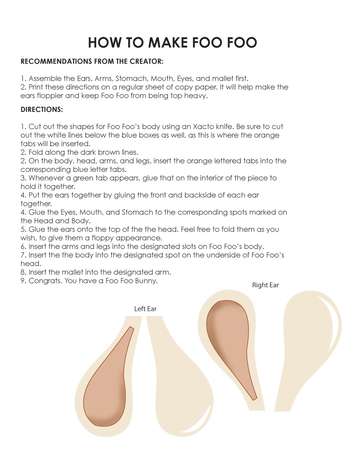 MJV Designs: So you wanna make a Foo Foo Paper Craft...