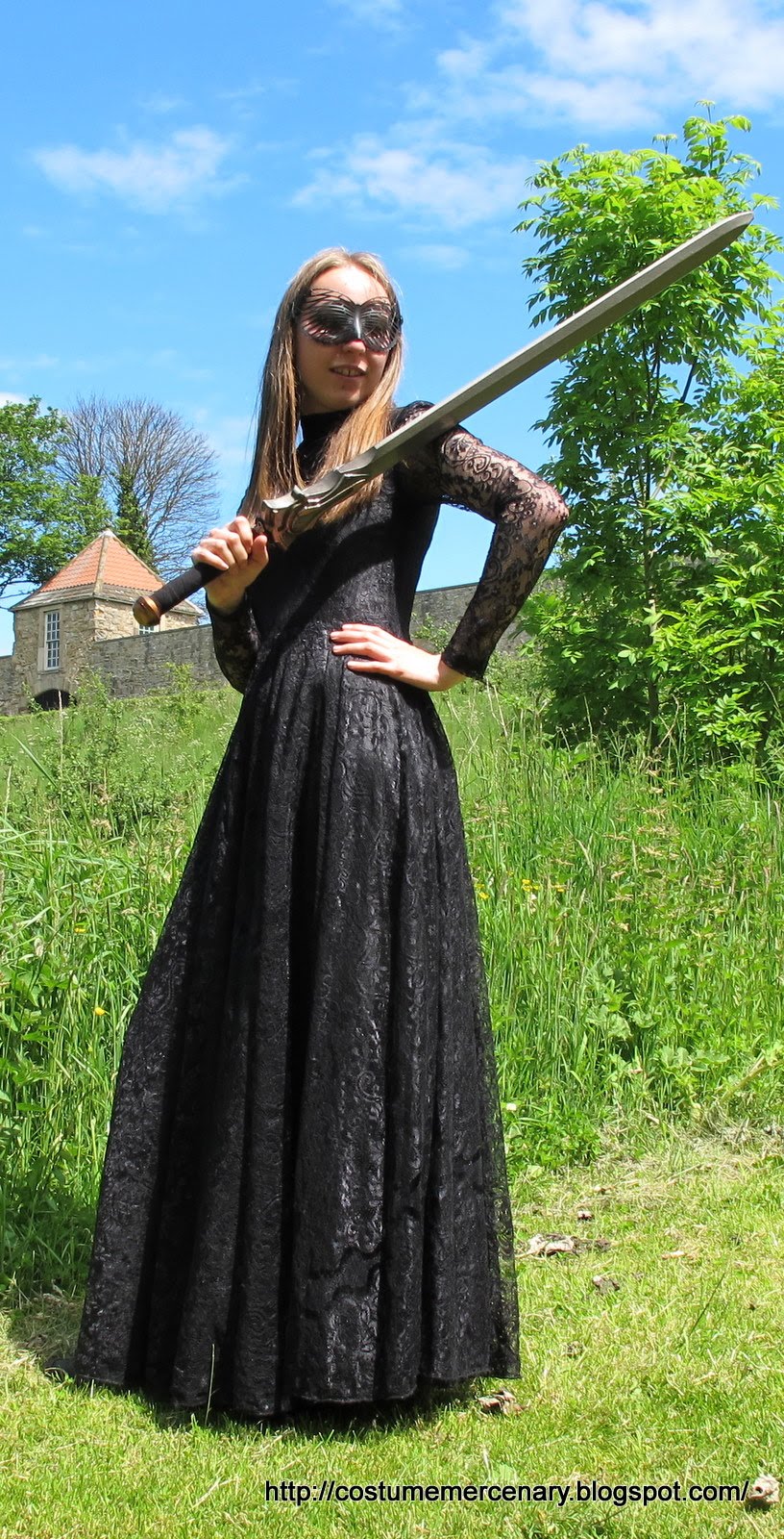 The Costume Mercenary: Black Lace Dress