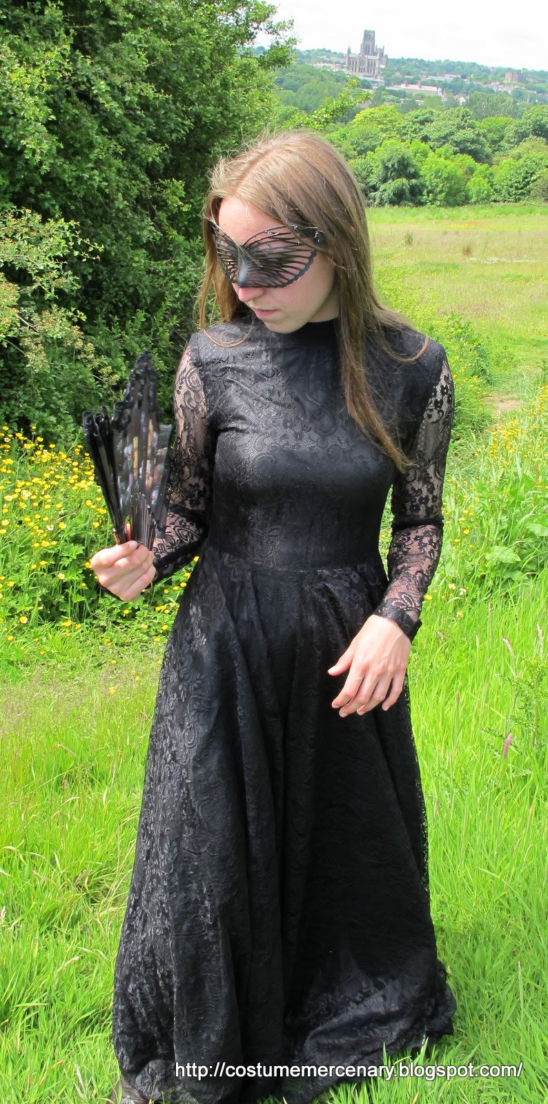 The Costume Mercenary: Black Lace Dress