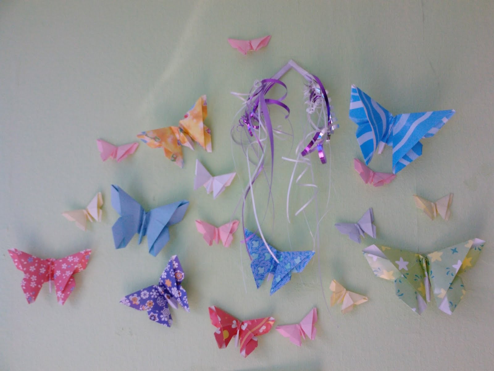 Peacefully Folding Blog: Origami butterfly