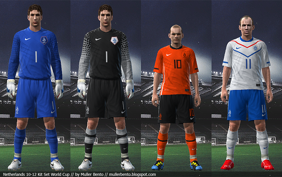 Kits by Müller Bento PES: Holanda 10-12 Kit Set World Cup Update