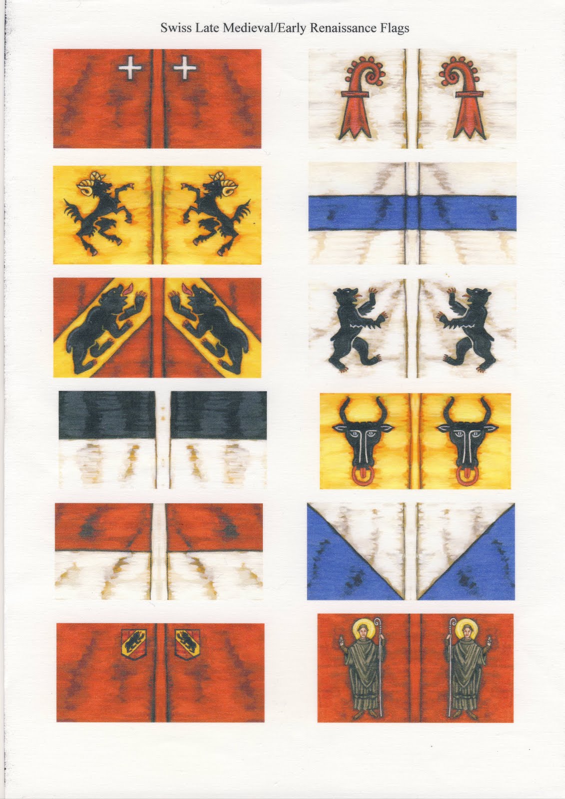 Je Lay Emprins: Swiss banners