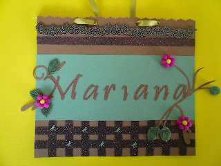 Pasion scrap: letrero con nombre