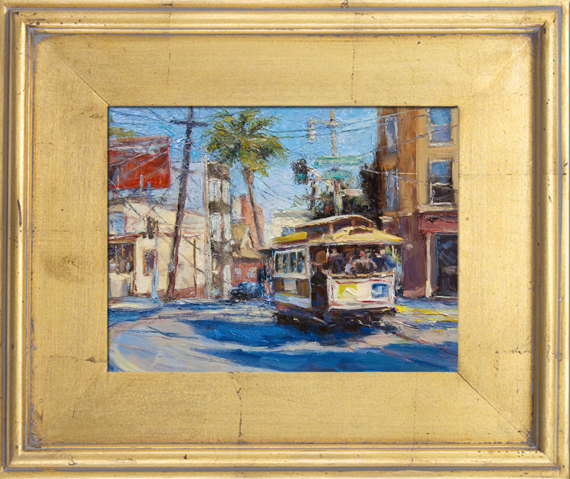 The Artist And The Traveler - Painting From Afar.: Cable Car Named ...