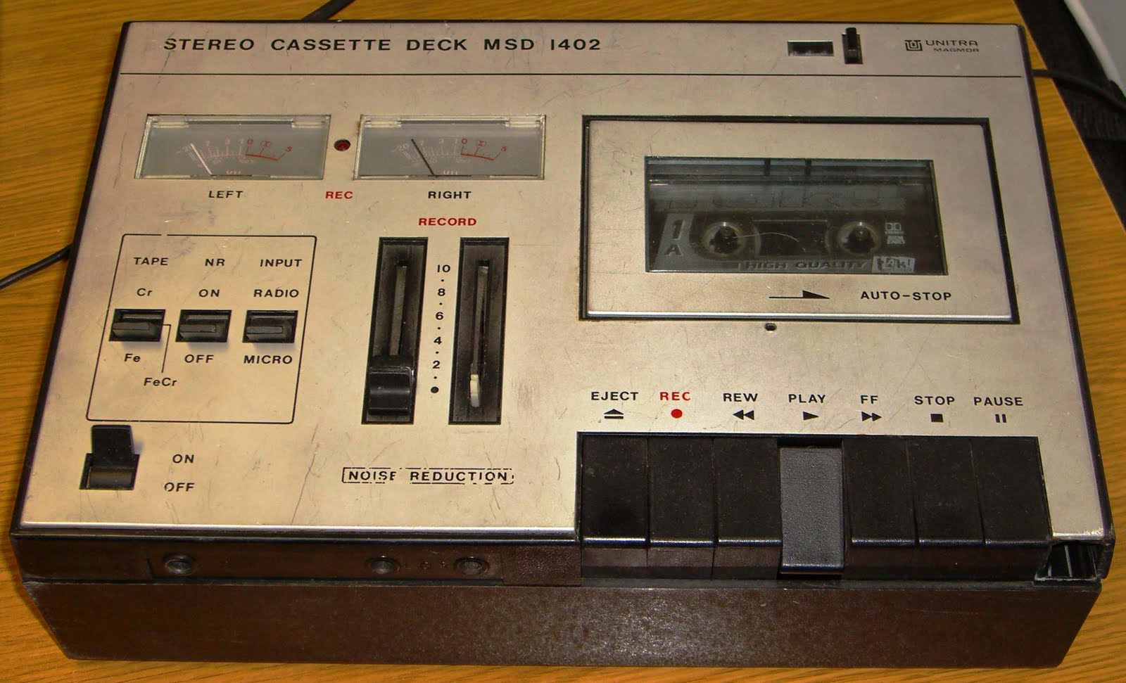 Gooroo blog: Magnetofon deck Unitra Magmor MDS-1402
