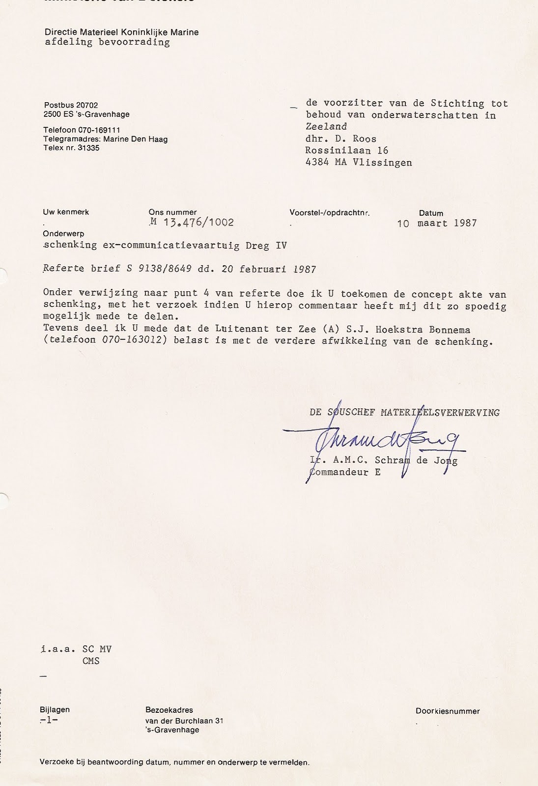 DREG IV: BOZ, Onderwaterschatten in Zeeland