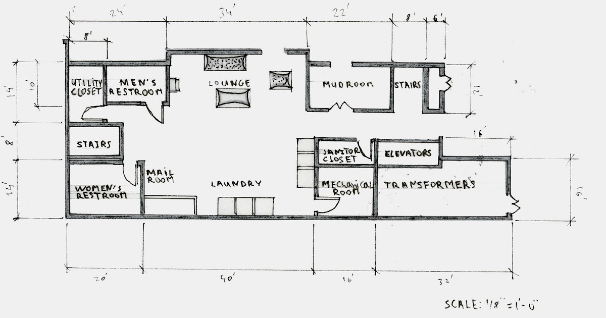 ino-designs: Dimensioned Floor Plan (Unity Village)