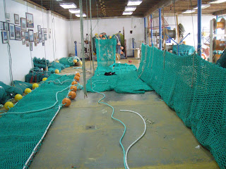 Inside the Atlantic Cod Fishery: How to make a shrimp trawl: nets and ...