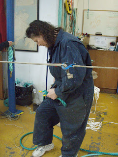 Inside the Atlantic Cod Fishery: How to make a shrimp trawl: nets and ...