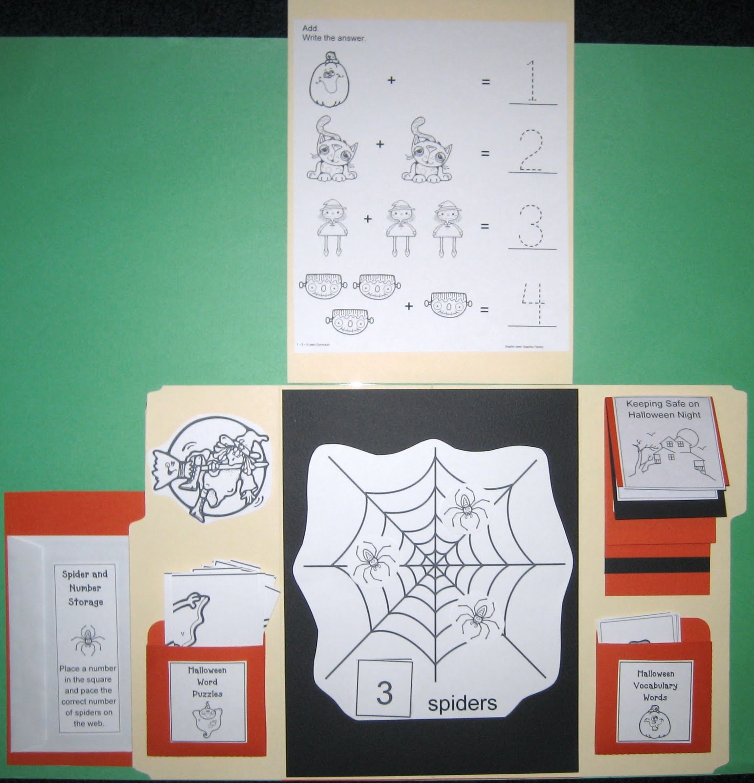 Treasures of the Heart Preschool and Child Care: Happy Haunting Lapbook