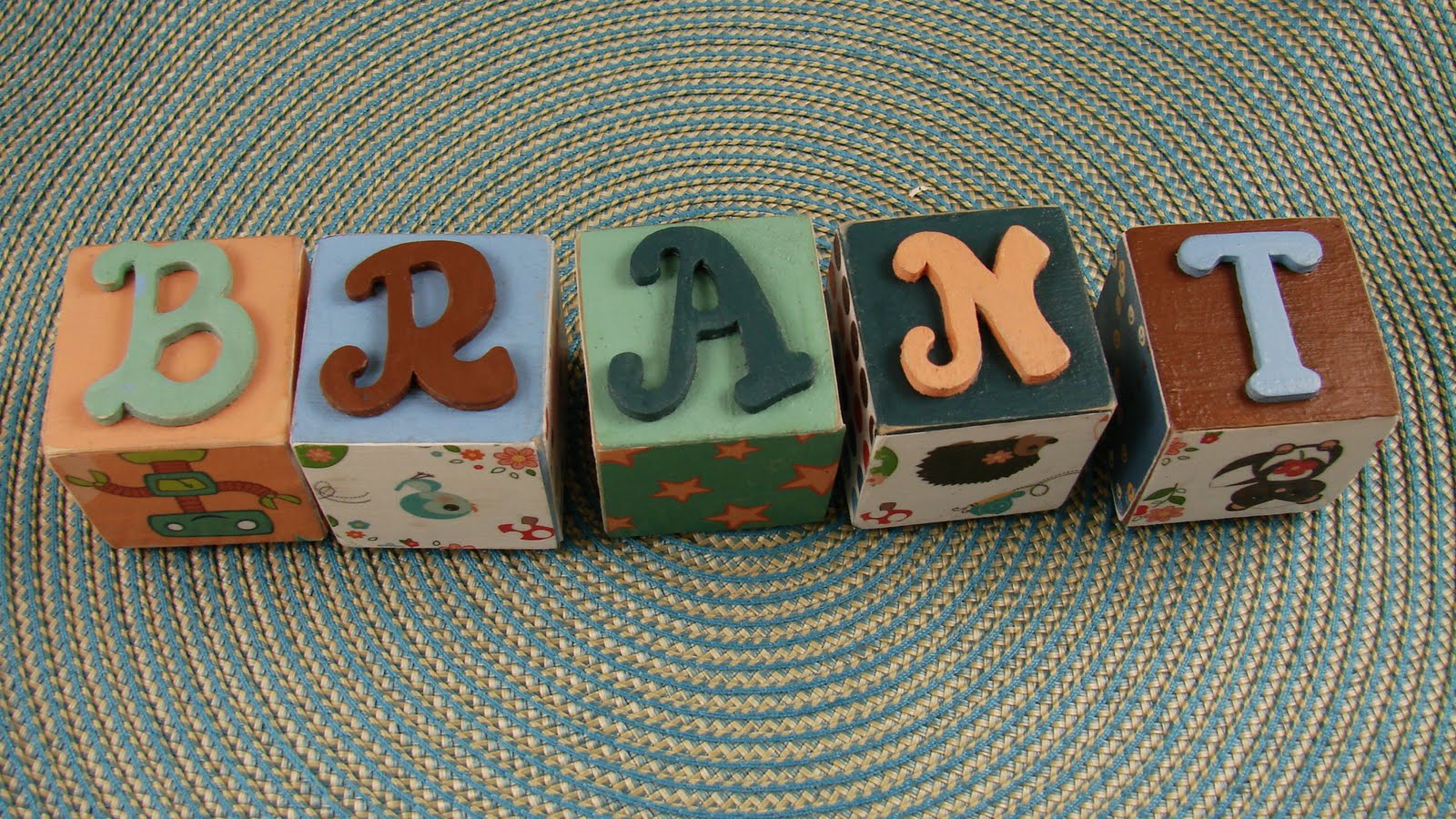 Uncommon Artistic Endeavors: Personalized Baby Blocks