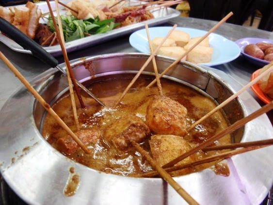chialat foods: Satay Celup @ Capitol Satay, Melaka
