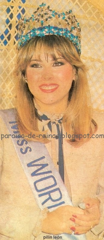 Venezuela: un Paraíso de Reinas: Pilín León, nuestra Miss Mundo 1981
