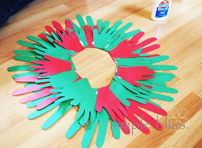 Christmas Hand Wreath