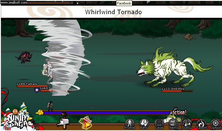 Ninja Saga: Ninja Saga Lv 10 World Boss Ginkotsu