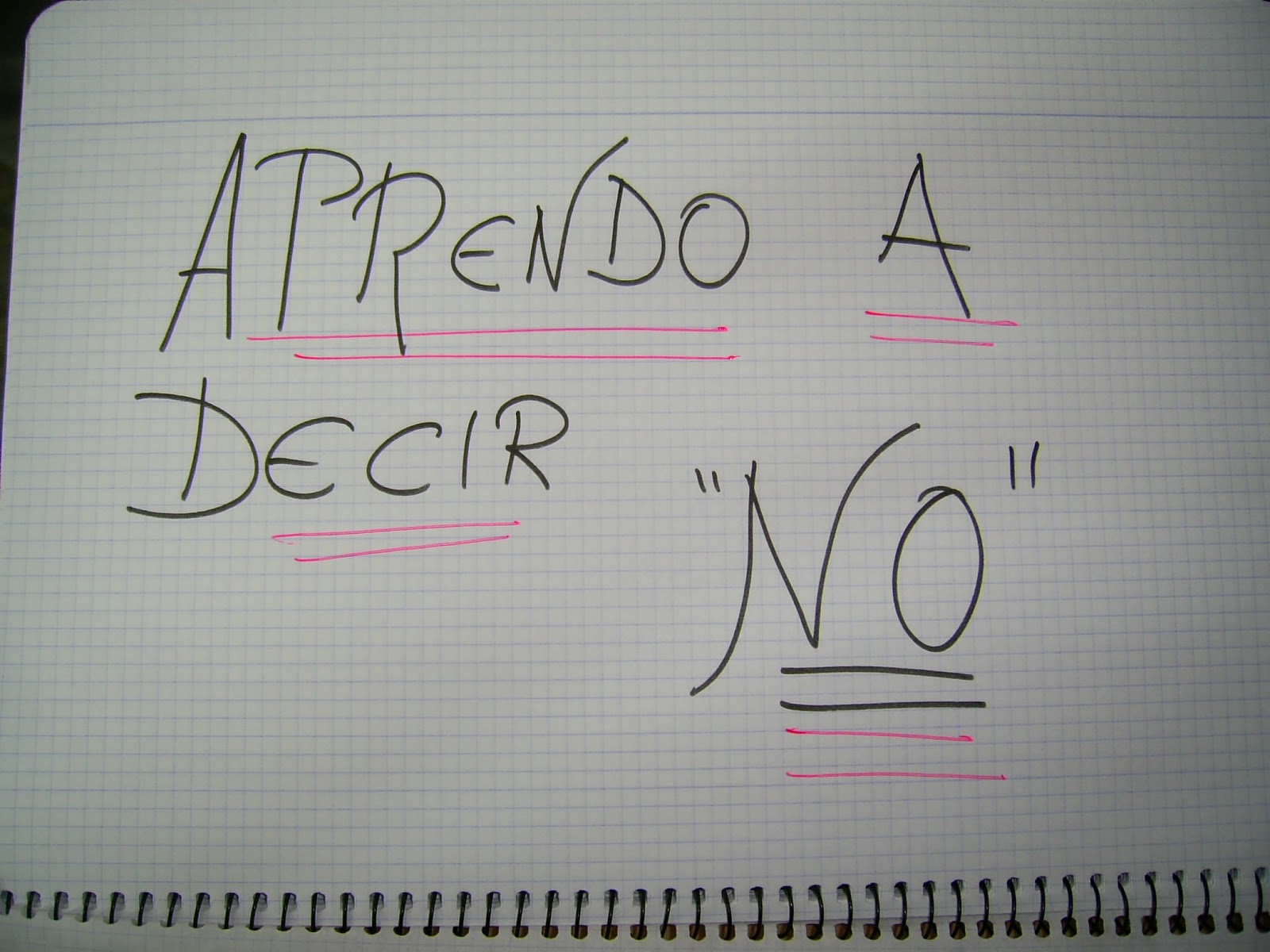 Nuestra aula: APRENDO A DECIR NO