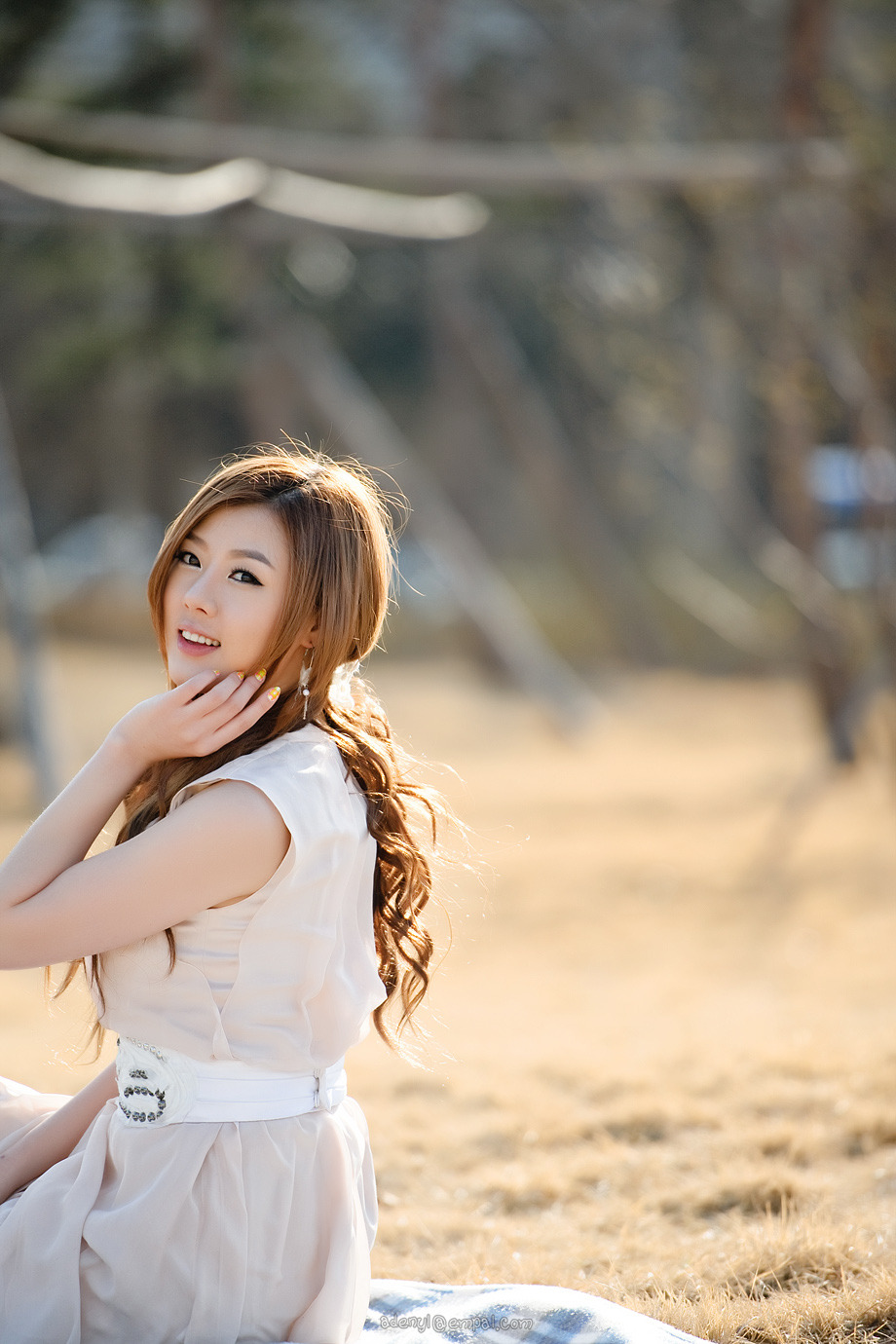 korean celebrity: Hwang Mi Hee - Spring Time in Korea