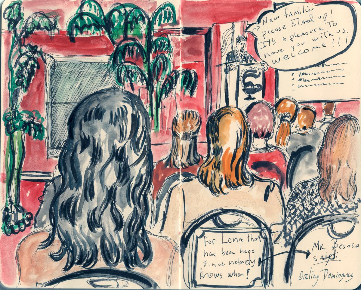 Drawing by the Pound!: Being present, here and now / Estar presente ...