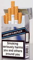 Online Cigarettes: Cigarettes Lambert & Butler Silver