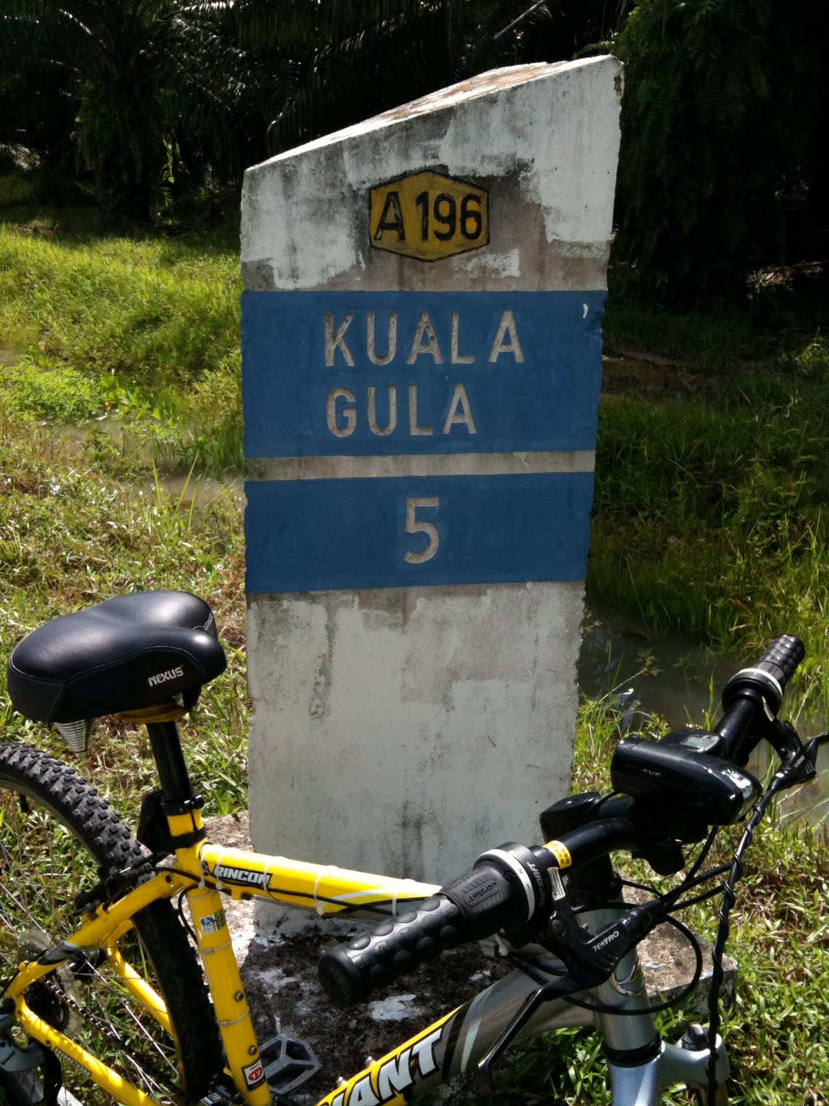The Lone Cyclist: From Kuala Gula on Route # A196. T-junction connects ...
