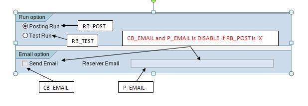 SAP Wiki: Abap multiple selection-screen using radio button