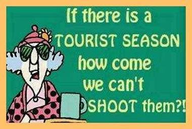 Anything And Nothing: Cartoon: Maxine's Tourist Season