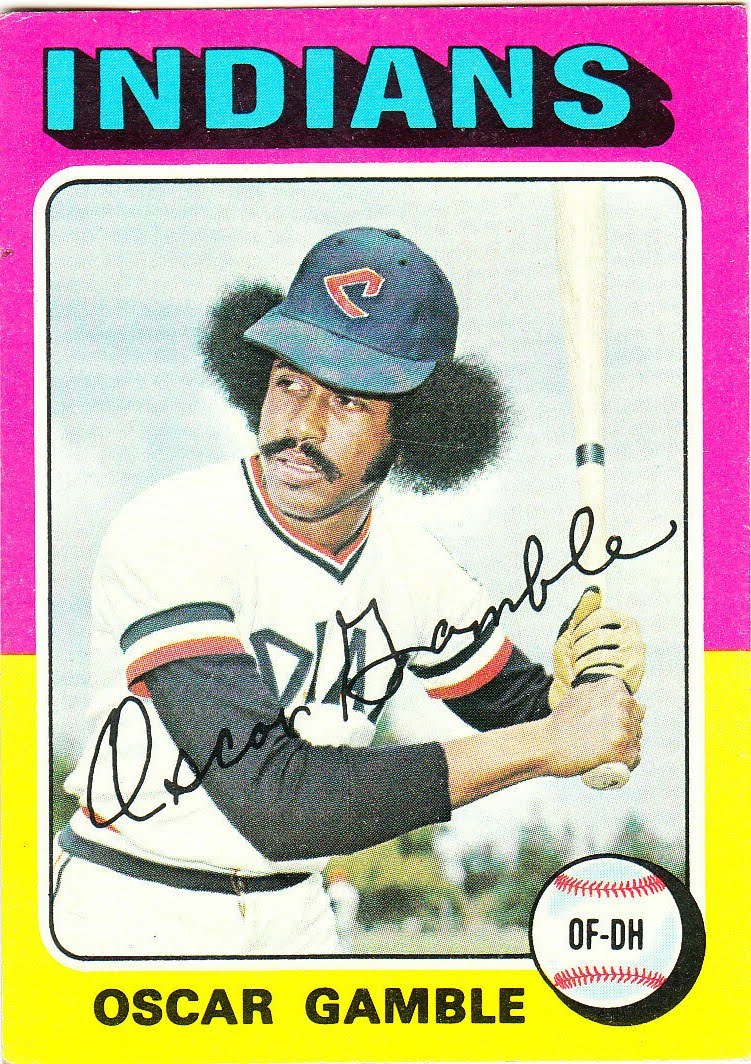 1975 Topps (it's far out, man): #213 - Oscar Gamble
