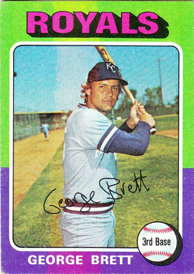 1975 Topps (it's far out, man): #228 - George Brett