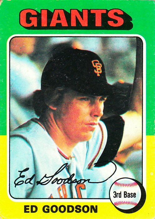 1975 Topps (it's far out, man): #322 - Ed Goodson