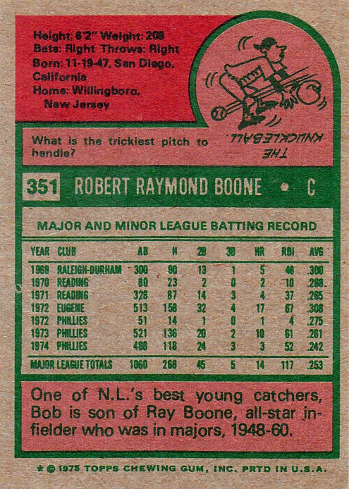 The next thing you know, they’ll be including WAR on the back of ...