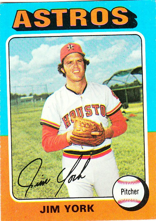 1975 Topps (it's far out, man): #383 - Jim York