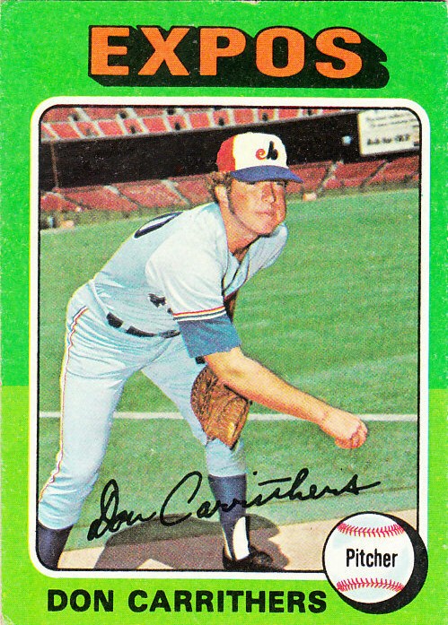 1975 Topps (it's far out, man): #438 - Don Carrithers