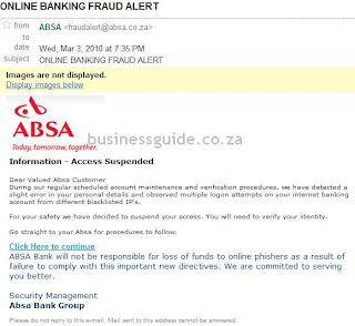 Business Guide - Blog: Phishing Scam with Absa Banking