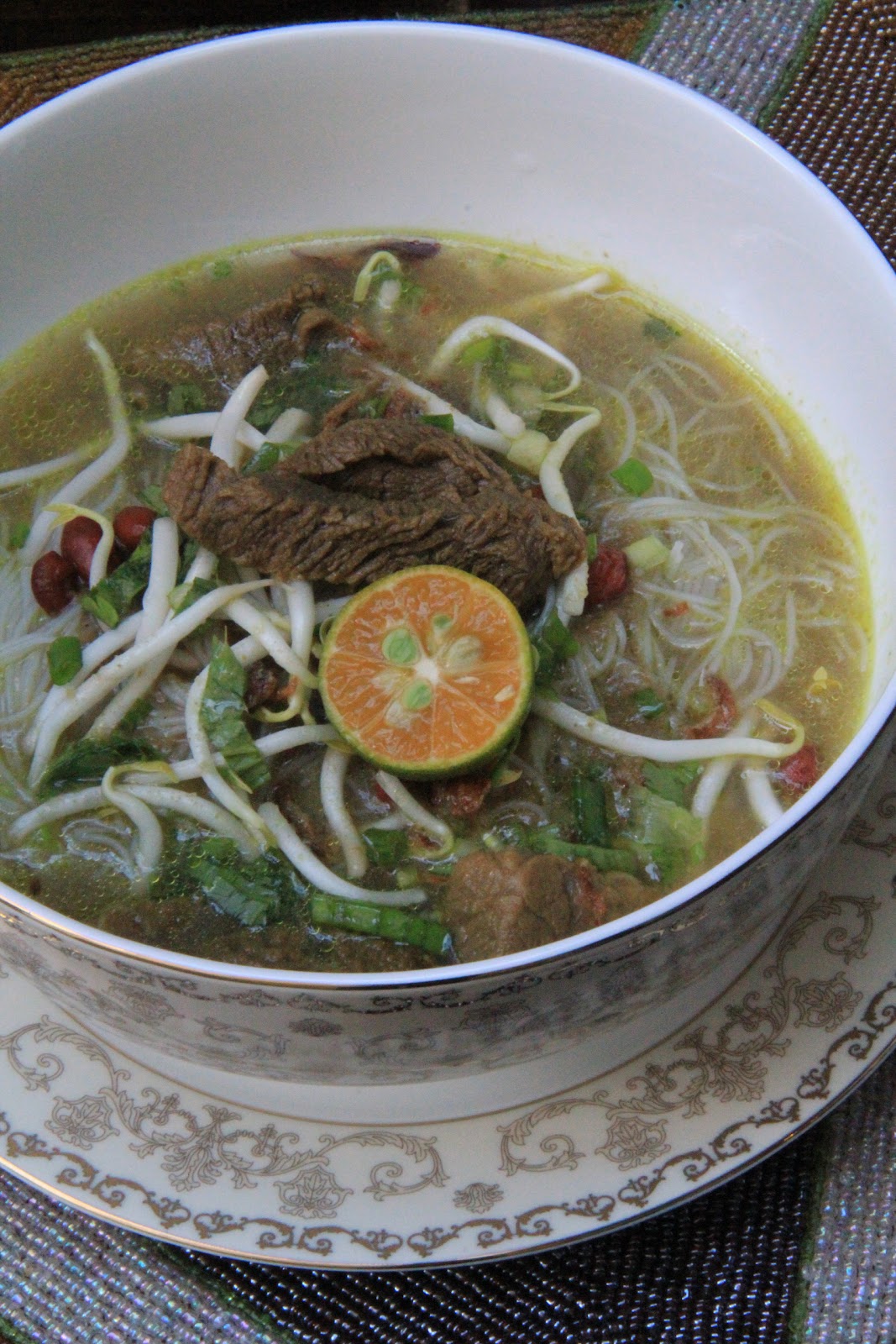 MEE SOTO DAGING - masam manis
