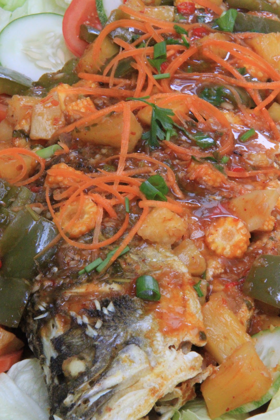IKAN SIAKAP MASAK 3 RASA - masam manis