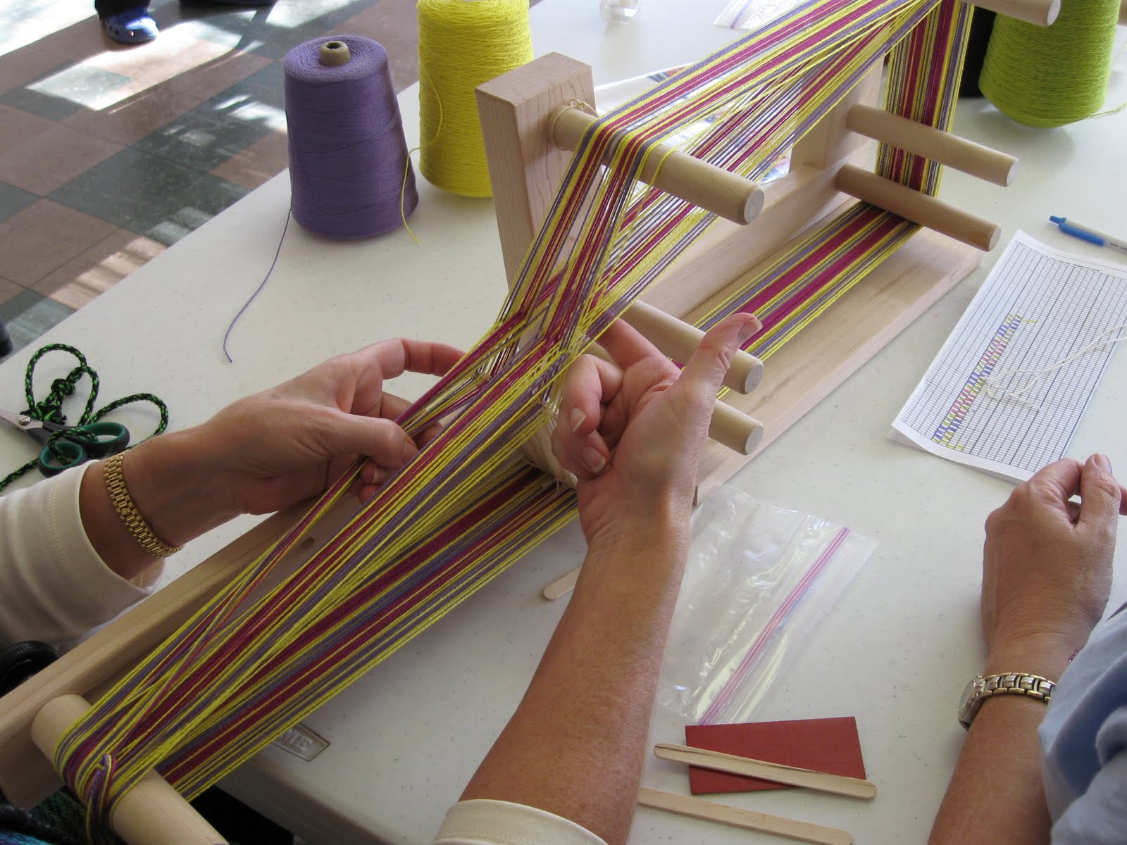 Fiber Antics by Veronica: Inkle Weaving with Ann Mullican