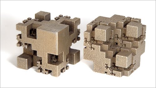 Telecanter's Receding Rules: Geometric Sculpture