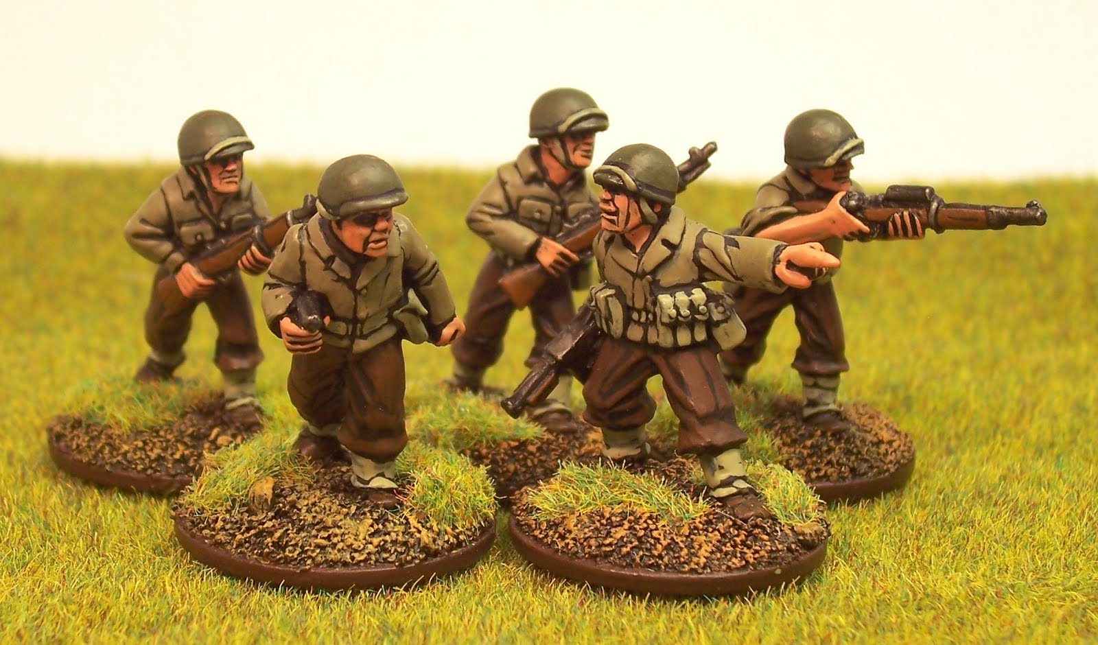 Pizzagrenadier's Miniature Wargaming Blog: 28mm U.S. Infantry (Late War).