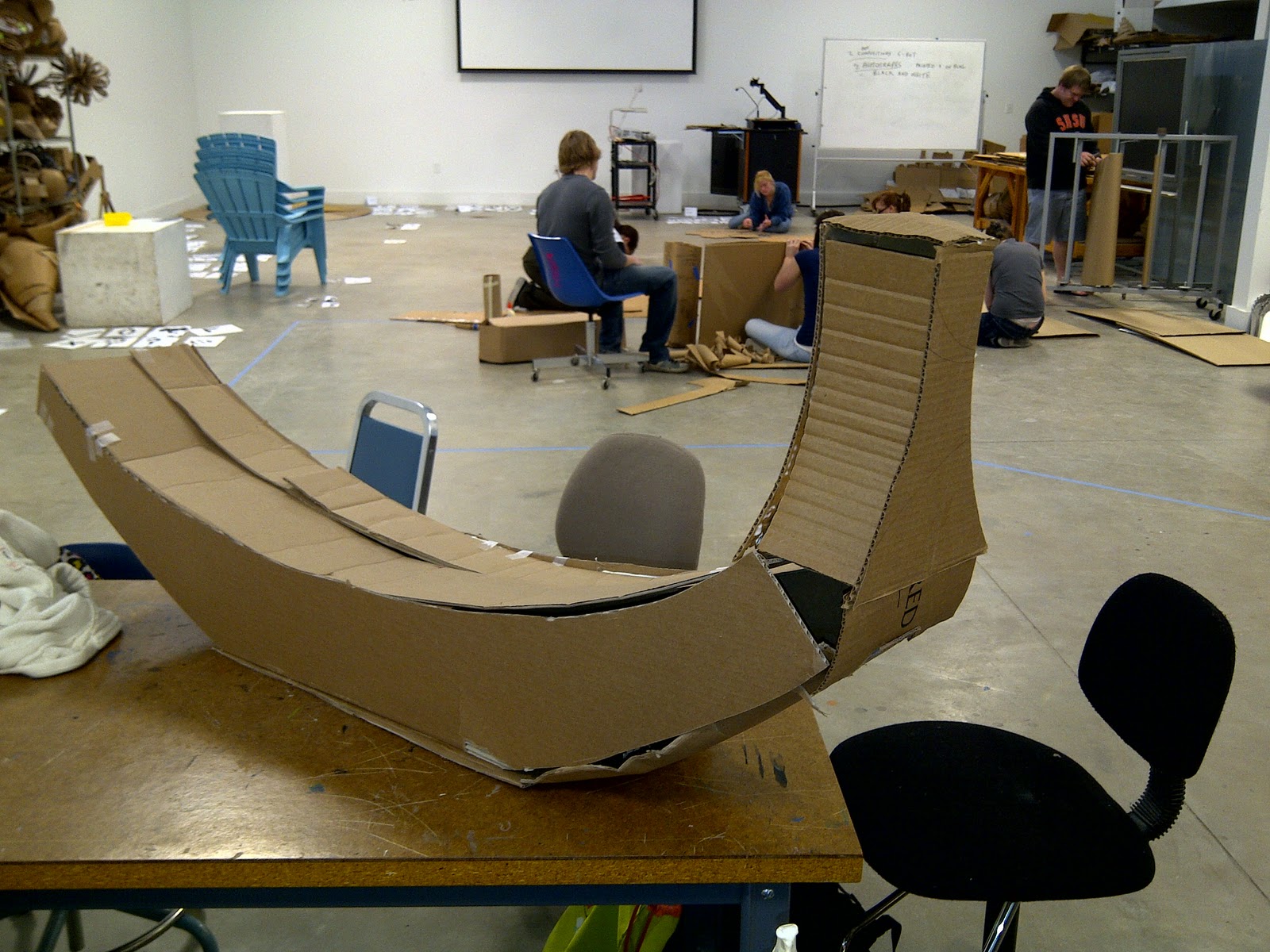 W.A.S.H. and ME ;): Cardboard Banana