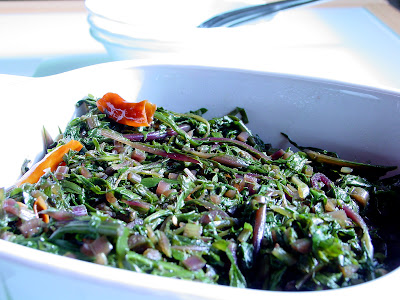 Indian Food Rocks: Bitter Haak My Words