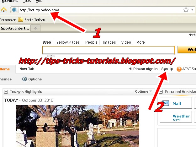cara membuat id@att.net | Tips Tricks and Tutorials Yahoo cara membuat id@att.net | Tips Tricks and Tutorials Yahoo