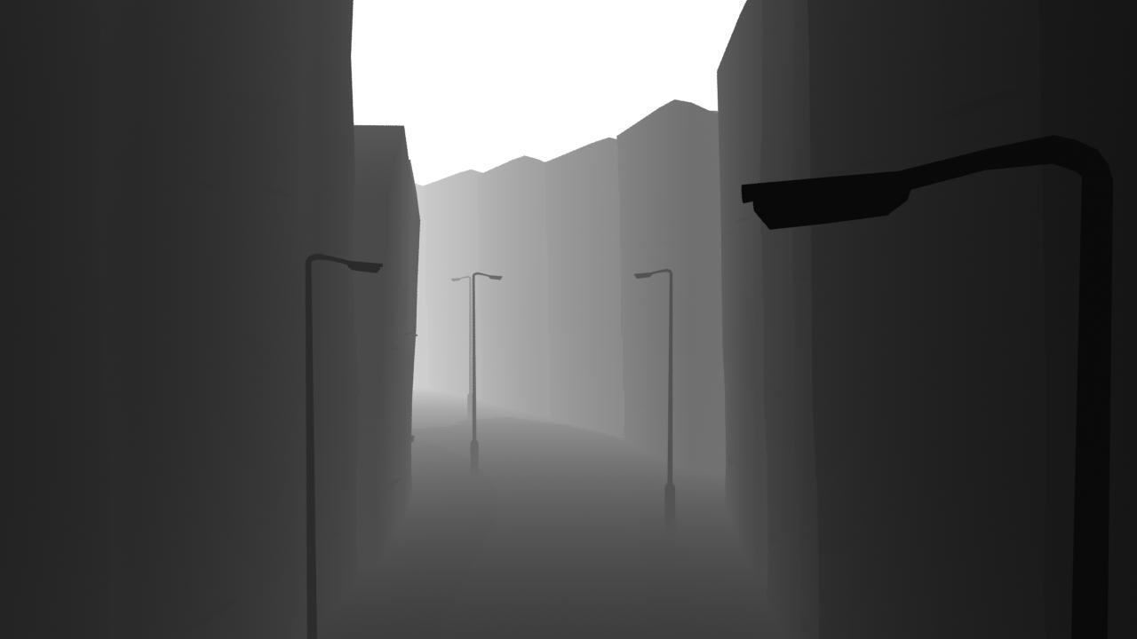 The Journey Of A £ Coin: Z-Depth Pass