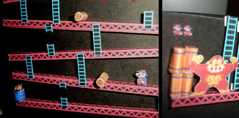 Donkey Kong Diorama Papercraft | Papercraft Paradise | PaperCrafts ...