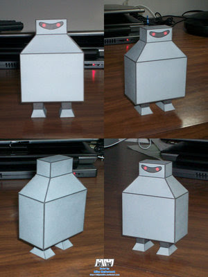 Manga Anime: Futurama Papercraft: Boxy Robot
