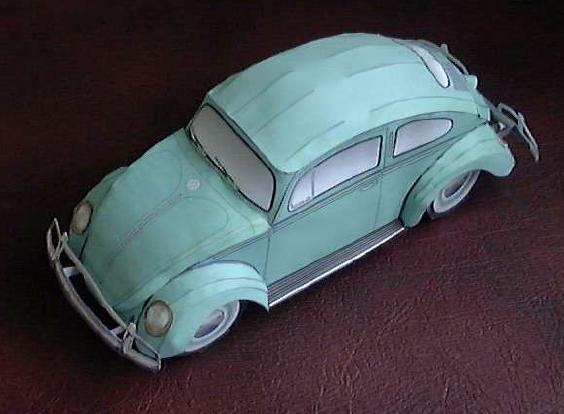 Volkswagen Beetle Papercraft 2 | Papercraft Paradise | PaperCrafts ...