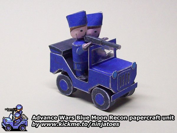 Advance Wars: Blue Moon Recon Papercraft | Papercraft Paradise ...
