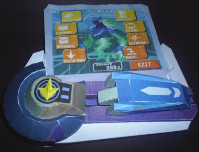 Megaman Starforce Papercraft: Hunter VG | Papercraft Paradise ...