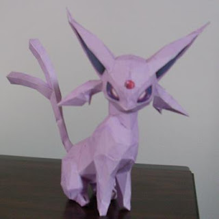 Pokemon Papercraft: Espeon | Papercraft Paradise | PaperCrafts | Paper ...